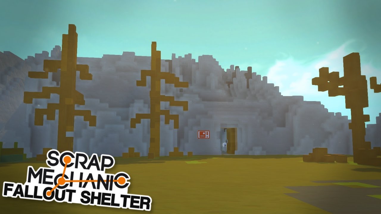 WASTELAND VAULT ENTRANCE! - Scrap Mechanic Fallout Shelter Project [Ep ...