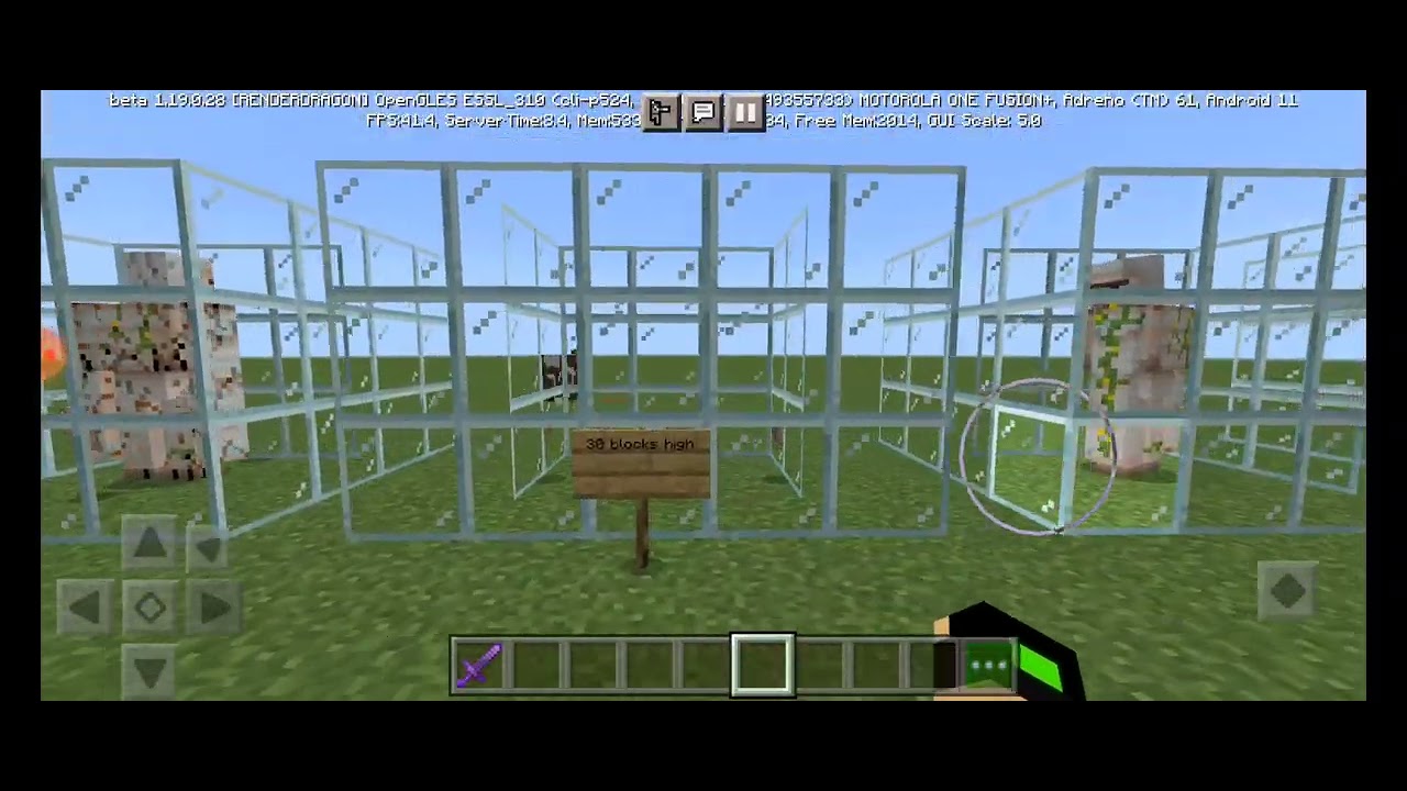 How much high the fall of dripstone will iron golem survive..... - YouTube