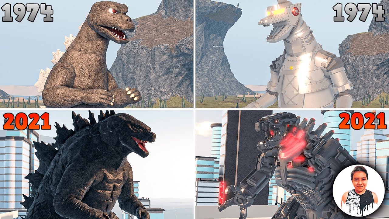 Godzilla Vs Mecha Godzilla Evolution In KU ! - YouTube