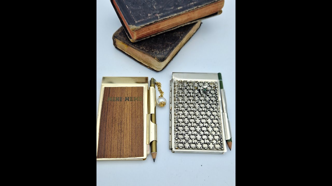 Two vintage mini notebooks, a pocket notebook Spain 60-70 years, they ...