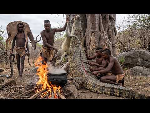 African Crocodiles and The Moment The Hadzabe Tribe Faced Danger: What They Did to Secure a Meal
