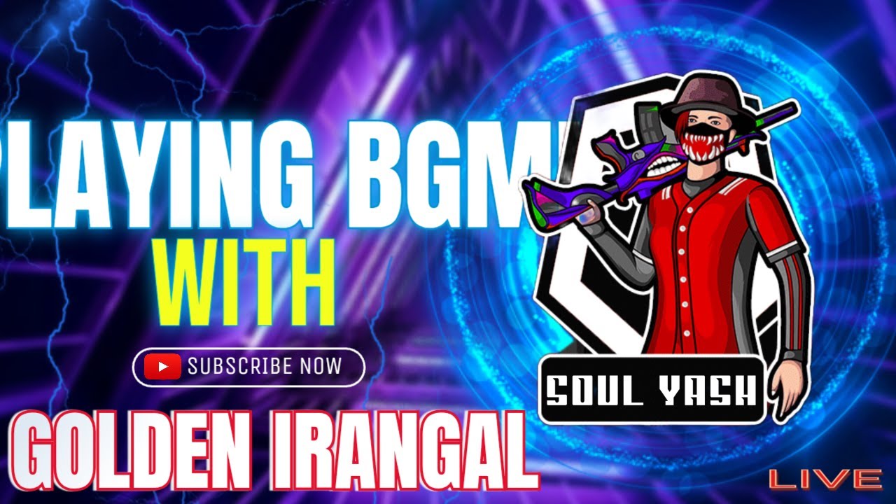 BGMI : 👍 PLAYING WITH GOLDEN IRANGAL PLEASE LIKE AND SUBSCRIBE 🙏🏻 ️ ...
