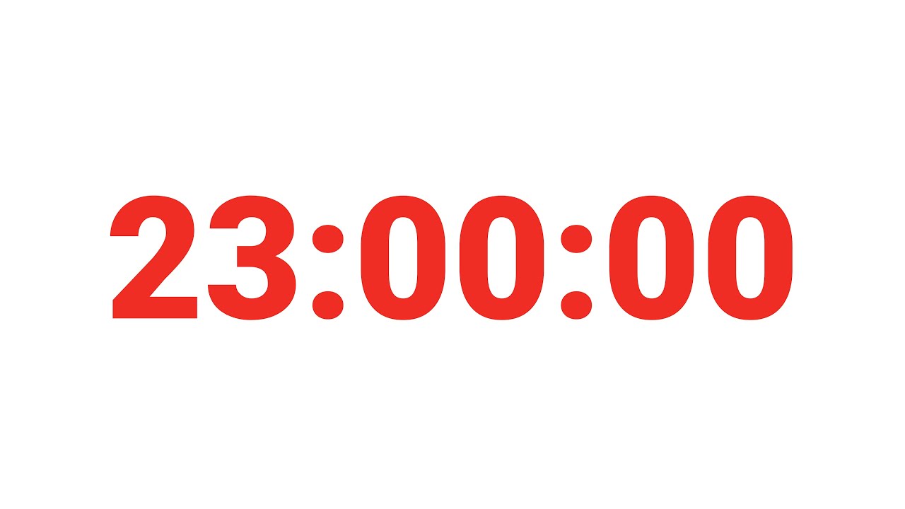 23 Minutes Timer Countdown - YouTube