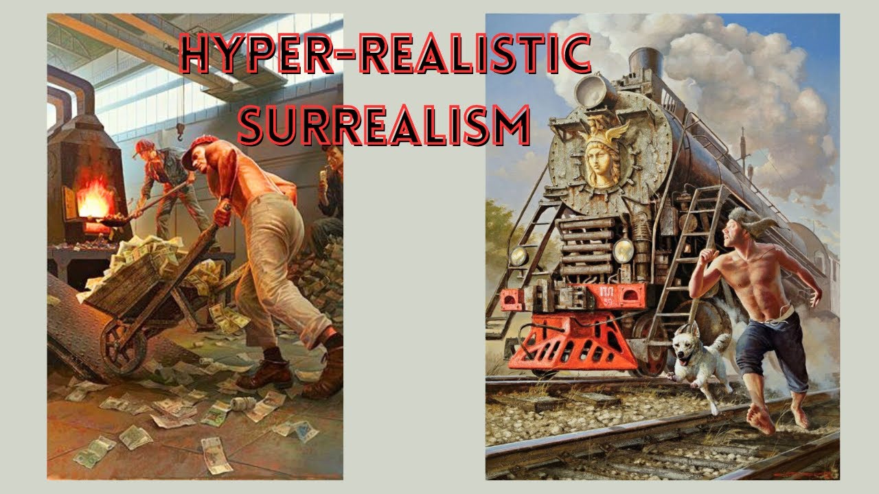 Hyper-realistic surrealism. Paintings by Stanislav Plutenko - YouTube
