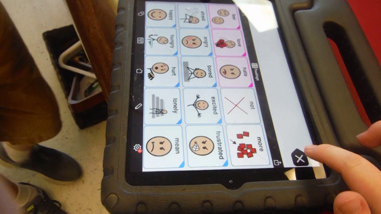 Expressing feelings with Proloquo2go - YouTube