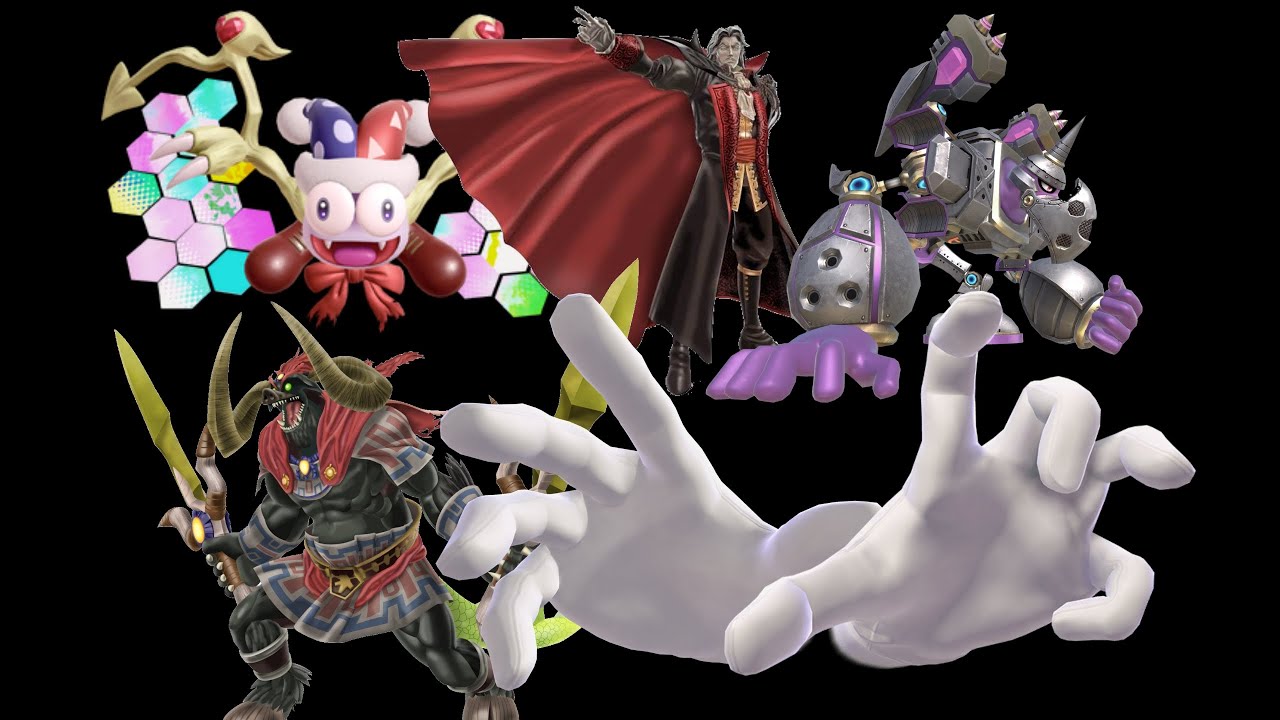 SUPER SMASH BROS ULTIMATE PLAYABLE BOSSES BATTLE - YouTube