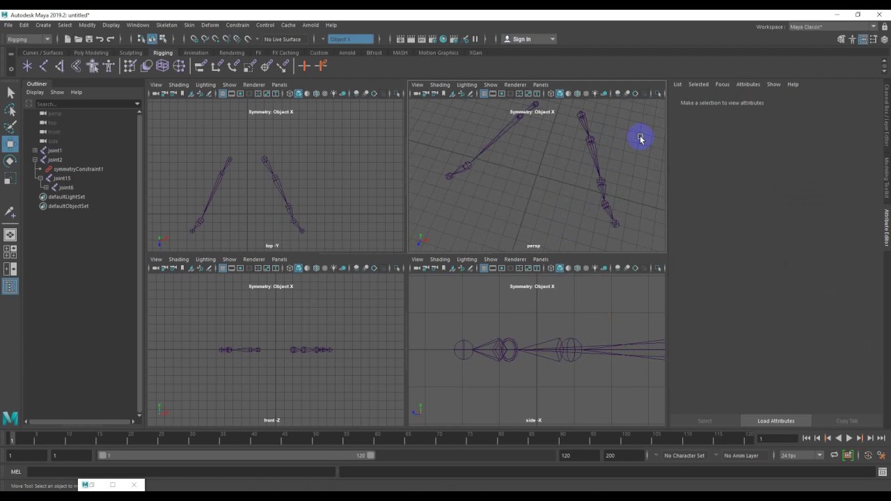 Maya rigging Tutrial part 1 - YouTube