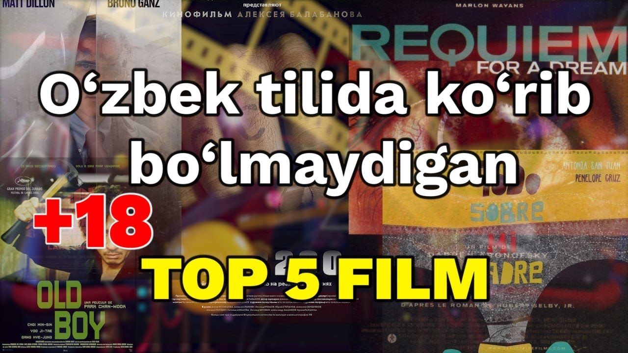 (+18 KINOLAR) SIZ HECHQACHON O'ZBEK TILIDA KO'RAOLMAYDIGAN KINOLAR TOP ...
