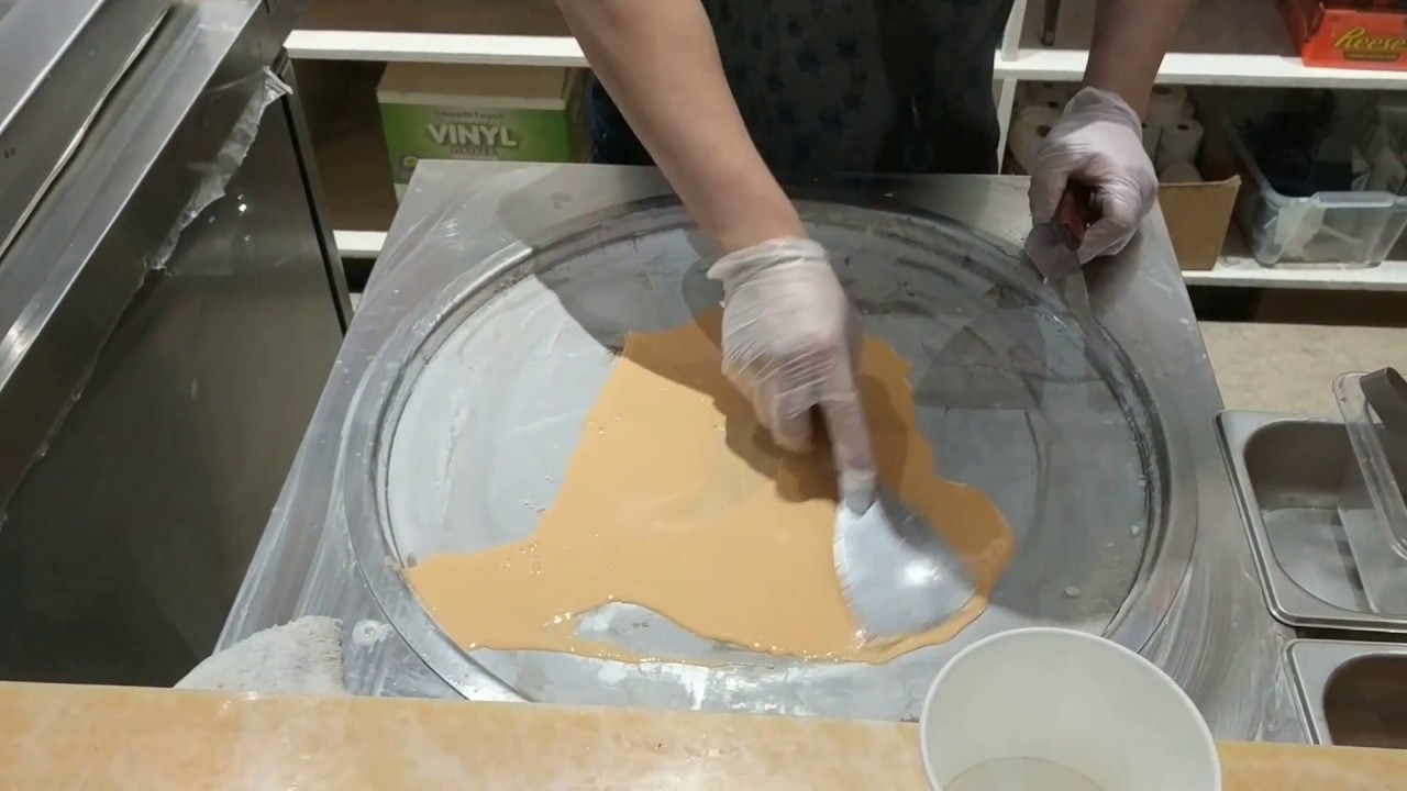Absolute Zero Thai Rolled Ice Cream in Northampton MA - YouTube
