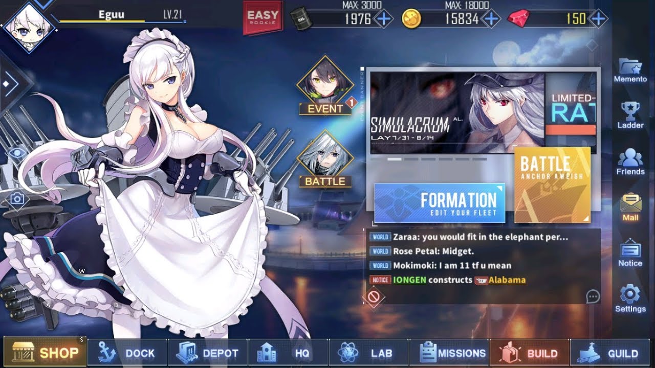 New Game | Azur Lane Gameplay Indonesia - YouTube