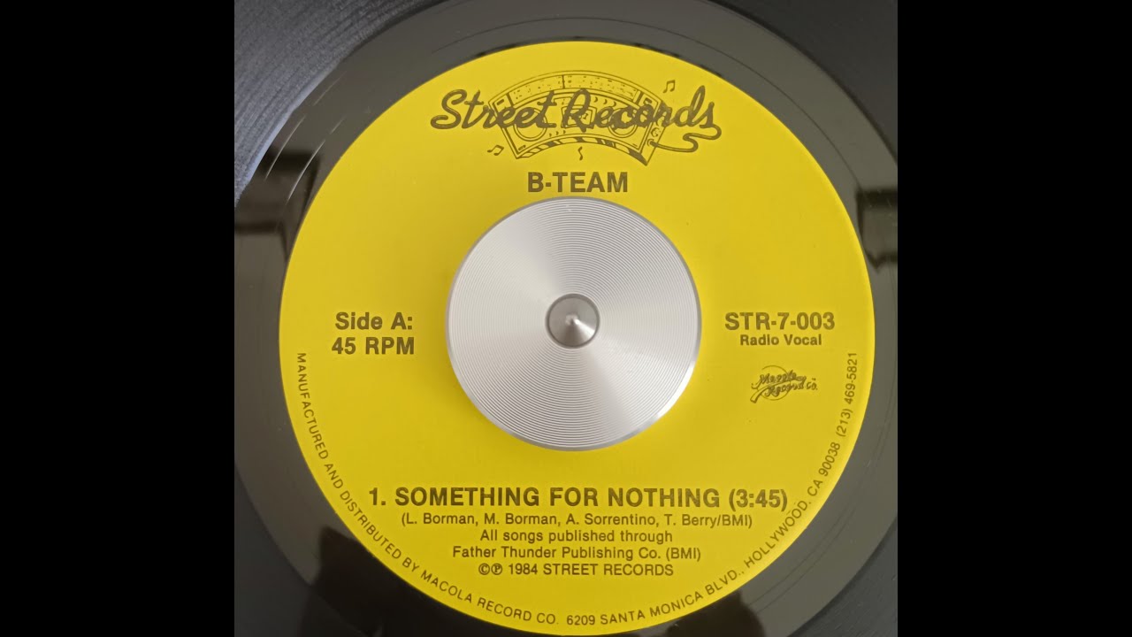 B Team - Something For Nothing (1984) [Electrofunk] HQ - YouTube