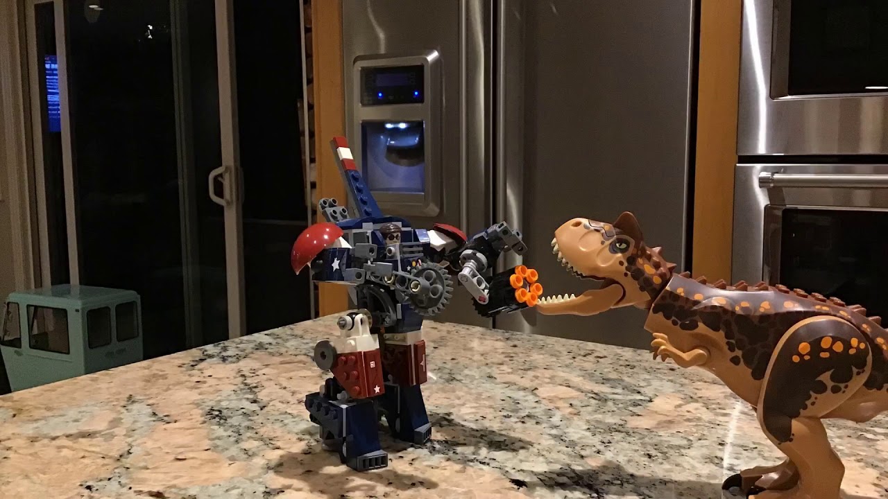 T. rex vs Mech - YouTube