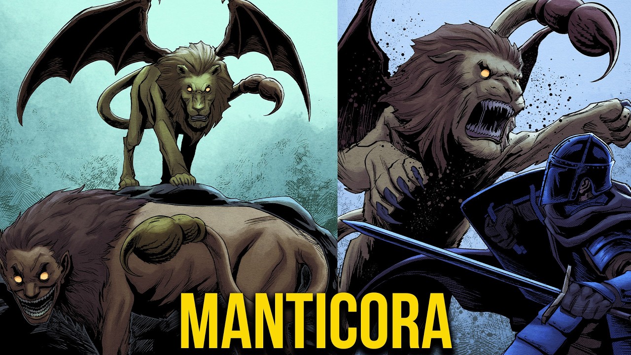 Manticora - La Strana e BRUTALE Creatura Ibrida Mangiauomini della ...