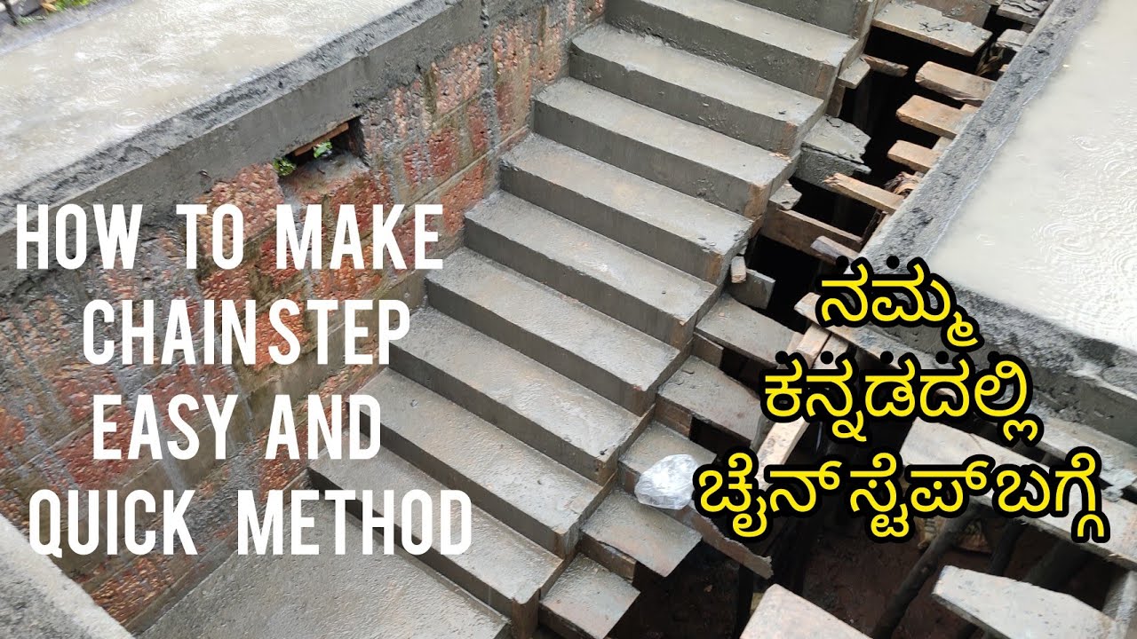 how to make chain Step Shuttering. how to construct chain Step. - YouTube