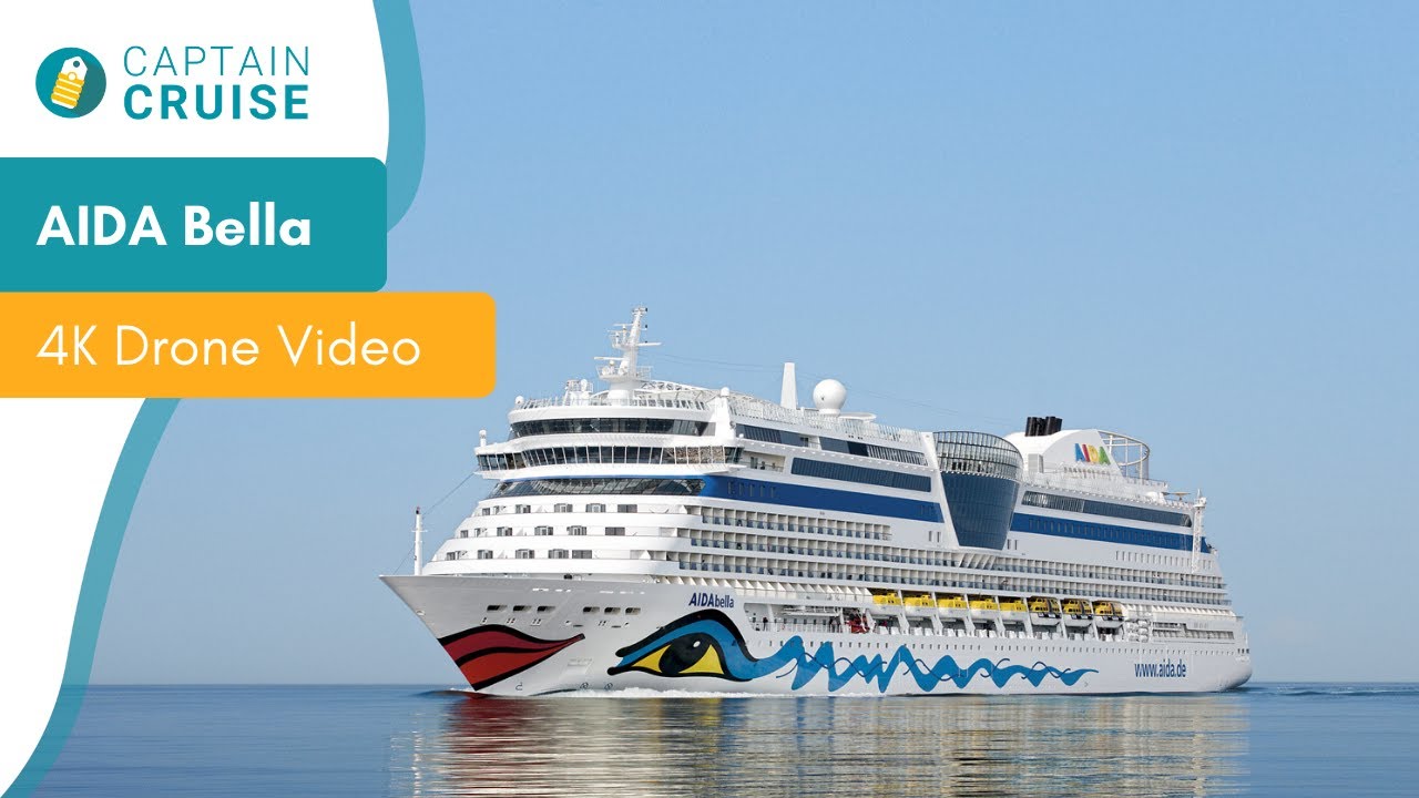 Aida Bella | Aida Cruises | Amsterdam | 4K Drone Video | Captain Cruise ...
