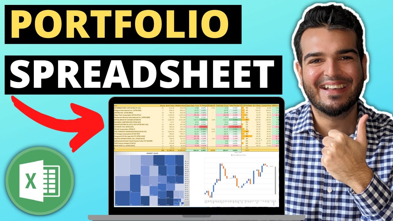 HOW TO TRACK STOCK PORTFOLIO IN EXCEL | Dividend Tracker Spreadsheet ...