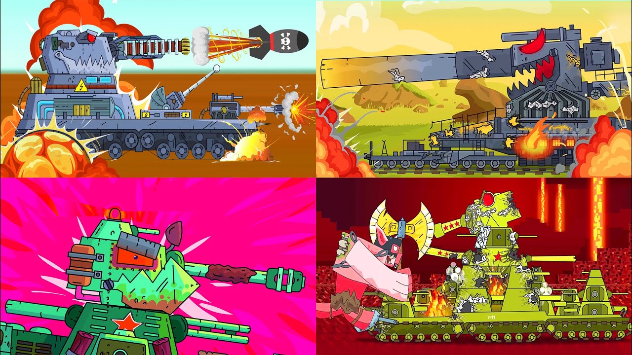 Animation about tanks 1 hour full episodes. Monster Truck children ...