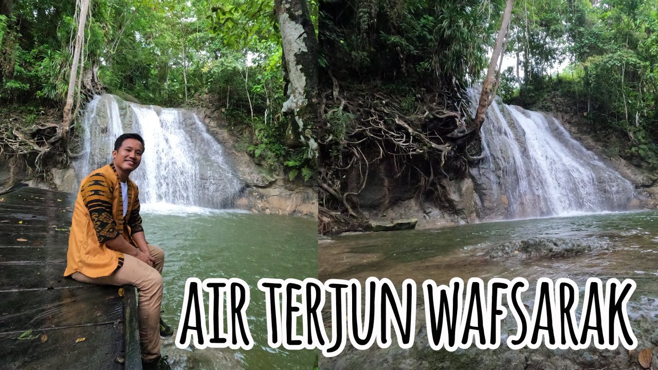 Pesona Air Terjun Wafsarak di Warsa, Biak Utara - Papua - YouTube