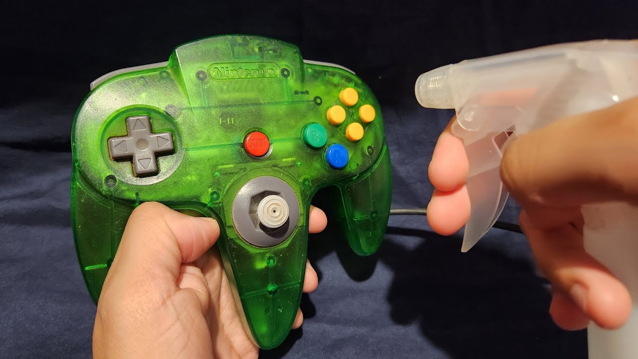 Cleaning and Testing Nintendo 64 Controller (ASMR) - YouTube
