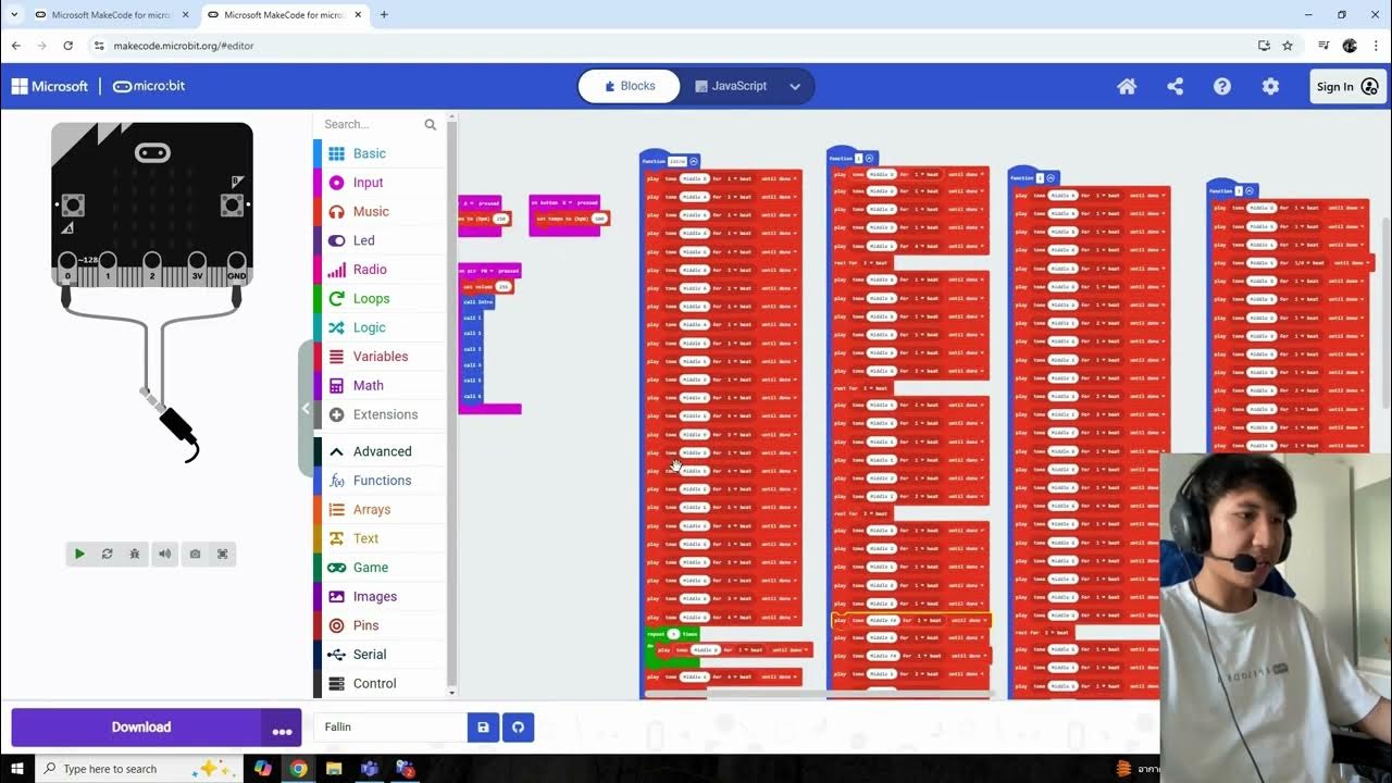 MAKE MICROBIT By Tanittiphol - YouTube