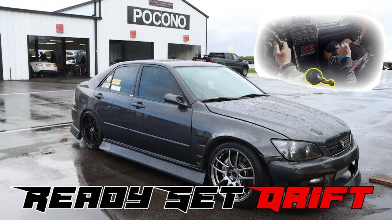 1jz is300 drifting at Pocono Raceway | Ready Set Drift - YouTube