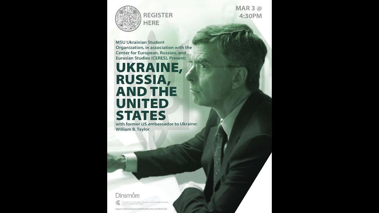 Russia, Ukraine, and the United States - William B. Taylor, Jr. - YouTube