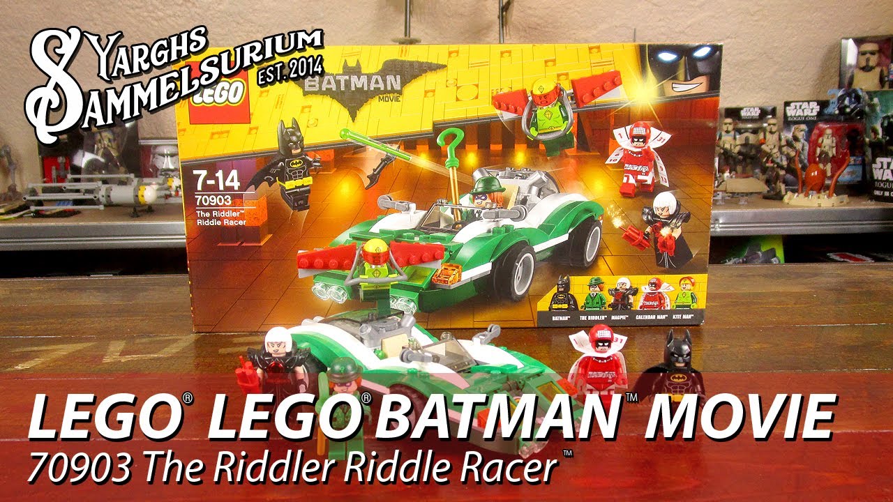 🪩 LEGO The LEGO Batman Movie 70903 - The Riddler Riddle Racer ...