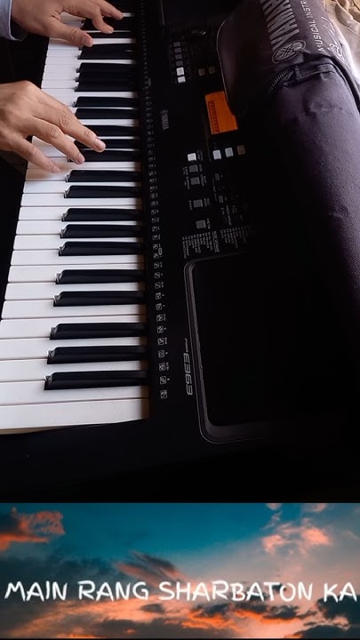 Main rang sharbaton ka on piano - YouTube