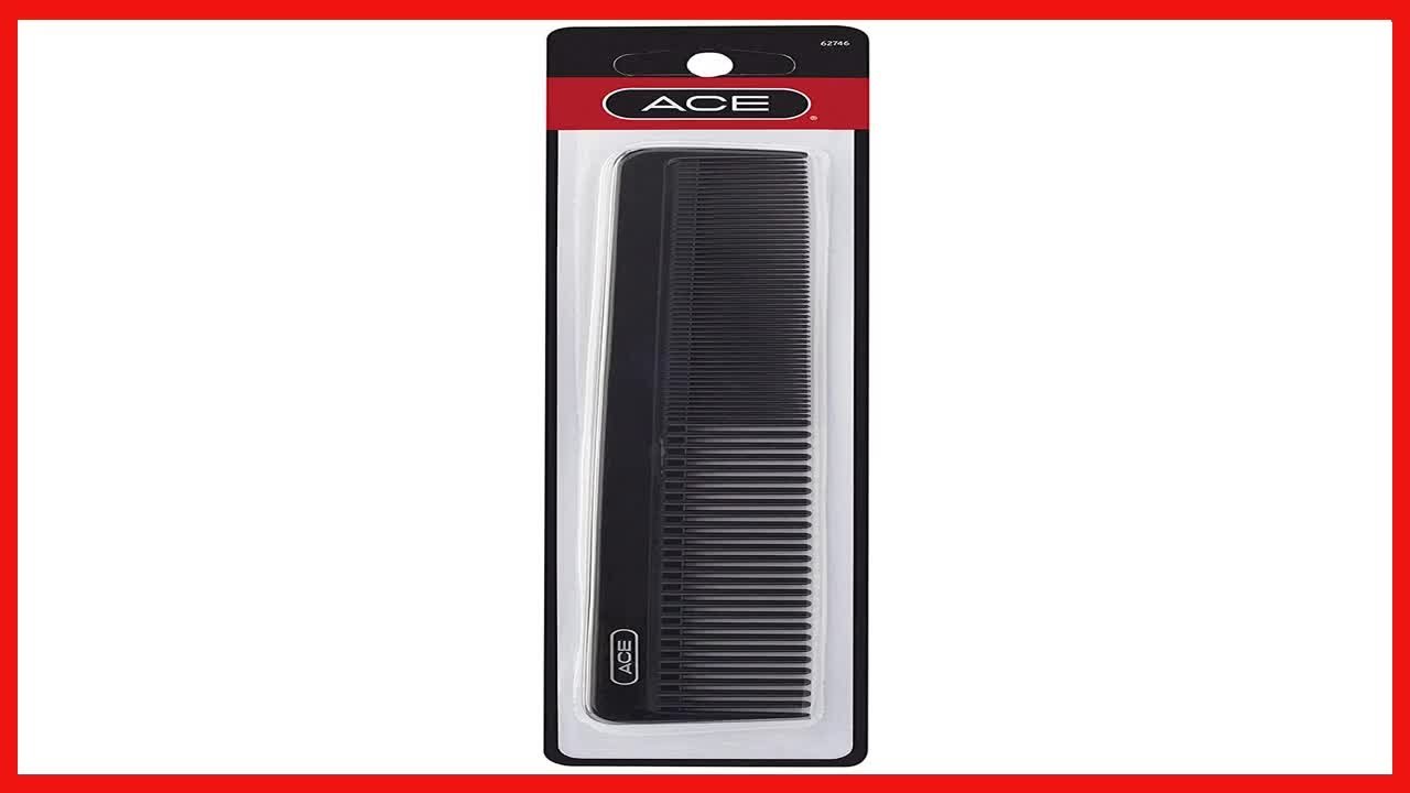 Ace Hair Dressing Comb - 7.5 Inch, Black - Great for All Hair Types ...