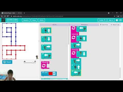 Code.org | Artist(Pre-Reader) | How to Draw Pattern - YouTube