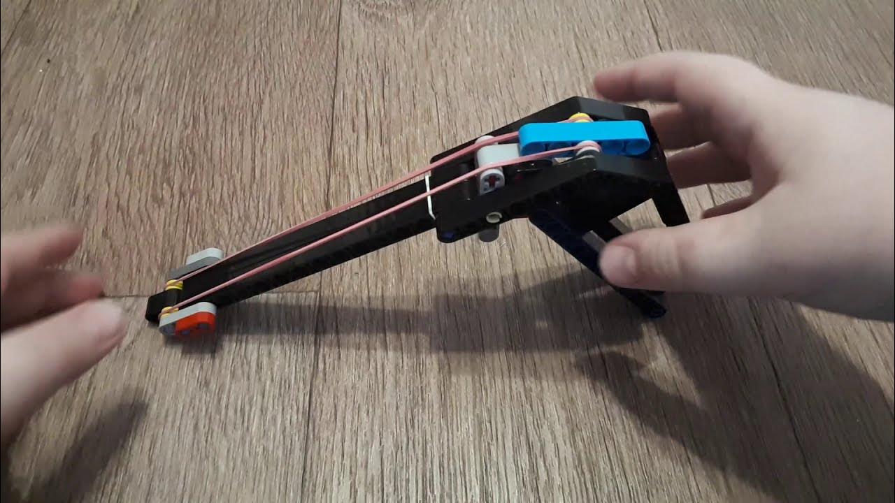 Самый простой пистолет из лего техник / лего самоделка / lego technic ...