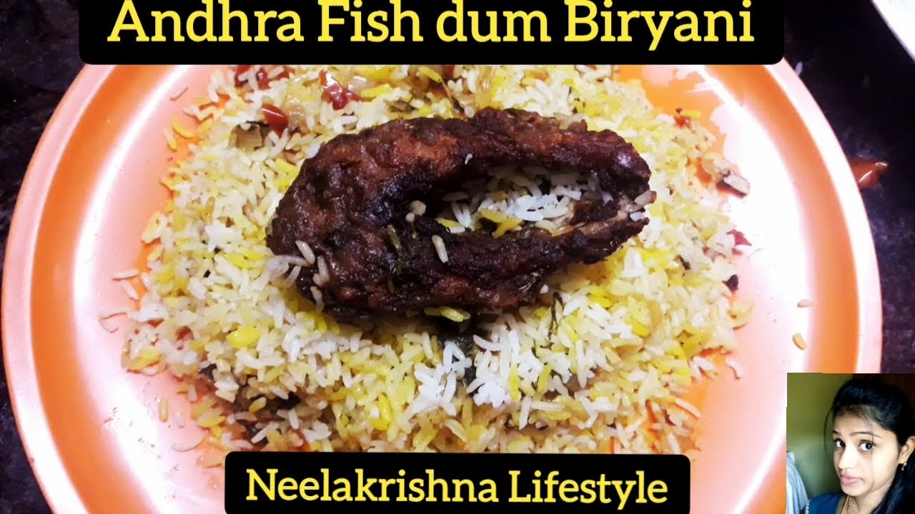 Andhra Fish Dum Biryani - YouTube