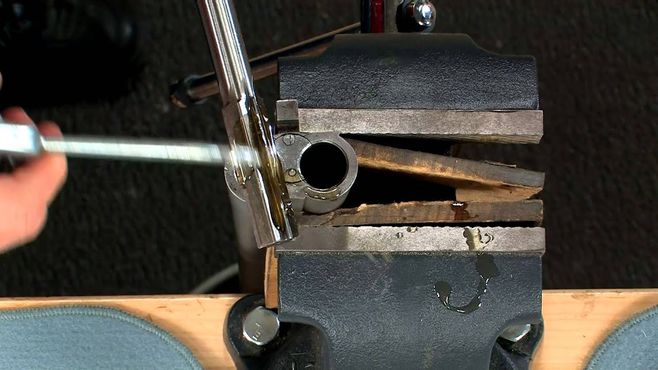 Gunsmithing How To Open A Fixed Choke On A Parker Shotgun YouTube