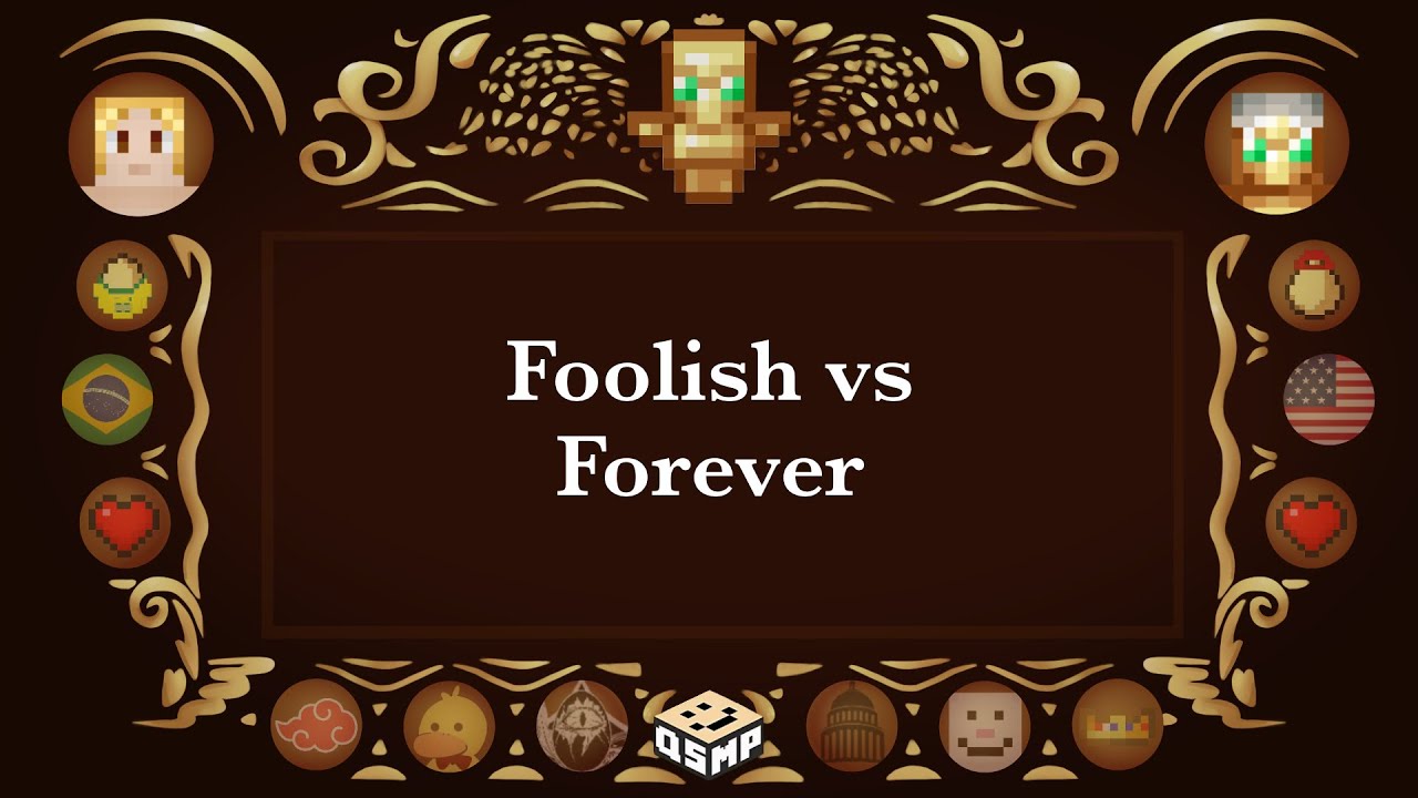 Foolish vs Forever (QSMP Animatic / Rough Animation) [Movie Night Take ...