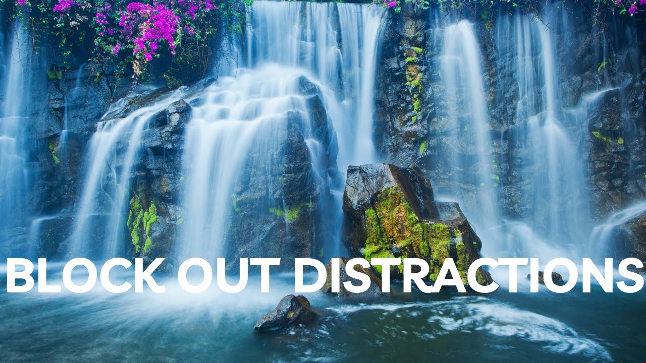 Tranquil Waterfall sound🎧Improve Concentration ,focus & Emotional ...