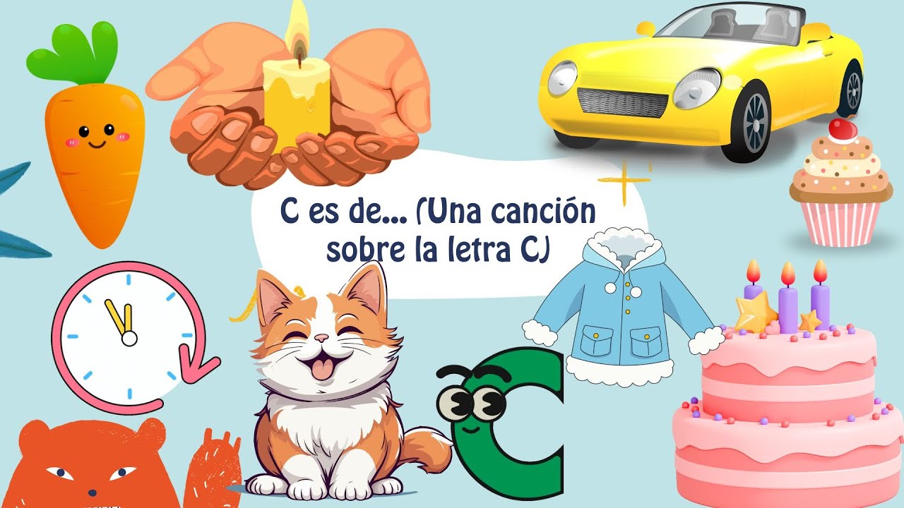 C es de.Una canción sobre la letra C #kidssong #cancionesinfantiles # ...