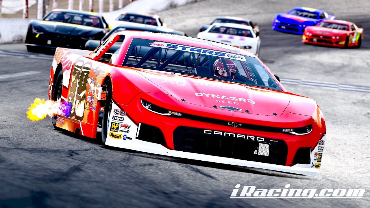 iRacing Super Late Models at Slinger (AI Race) - YouTube