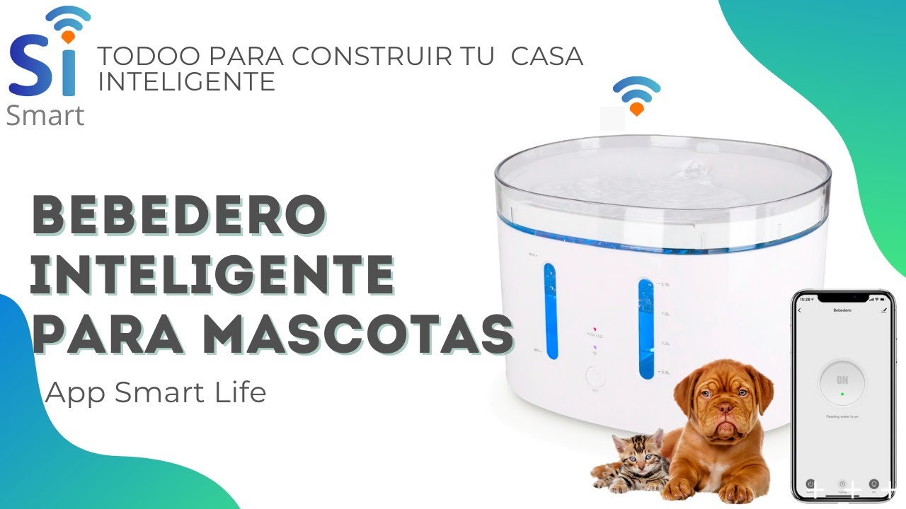 Si Smart Home. Bebedero inteligente Wifi - YouTube