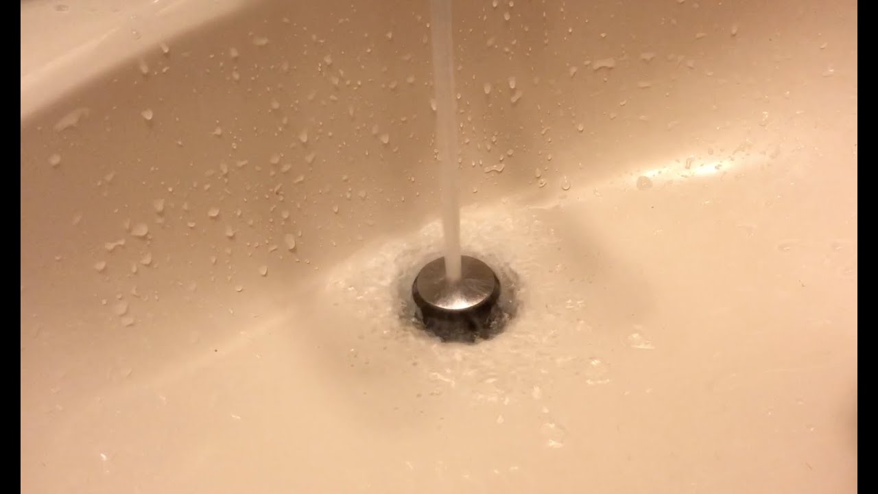 Bathroom Sink Stopper Riser Demo - YouTube
