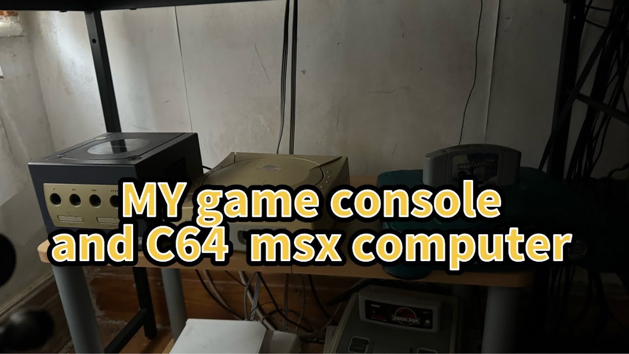 MY game console and C64 msx computer - YouTube