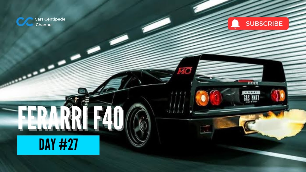 The Iconic Ferrari F40 - Power, Precision, and Pure Adrenaline! Day 24 ...