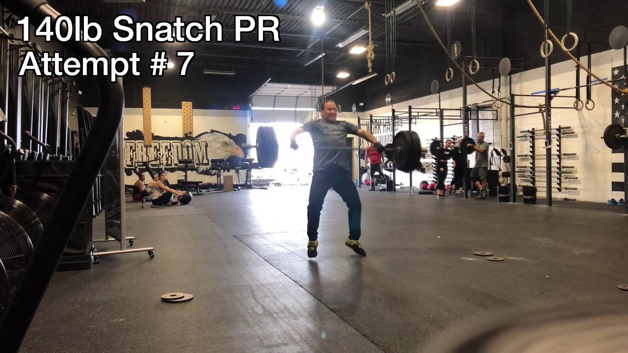 140lb Snatch PR - YouTube