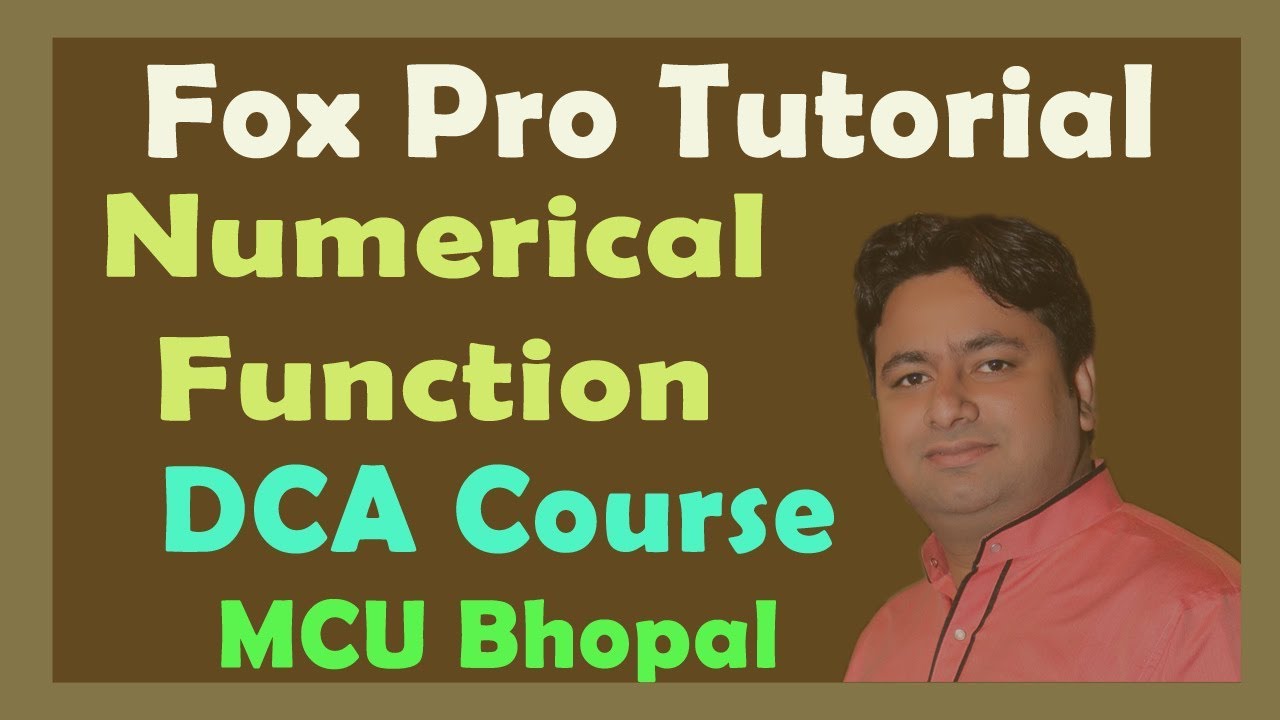 Fox Pro - Function Tutorial (Numerical-Function)| Learn Fox Pro ...