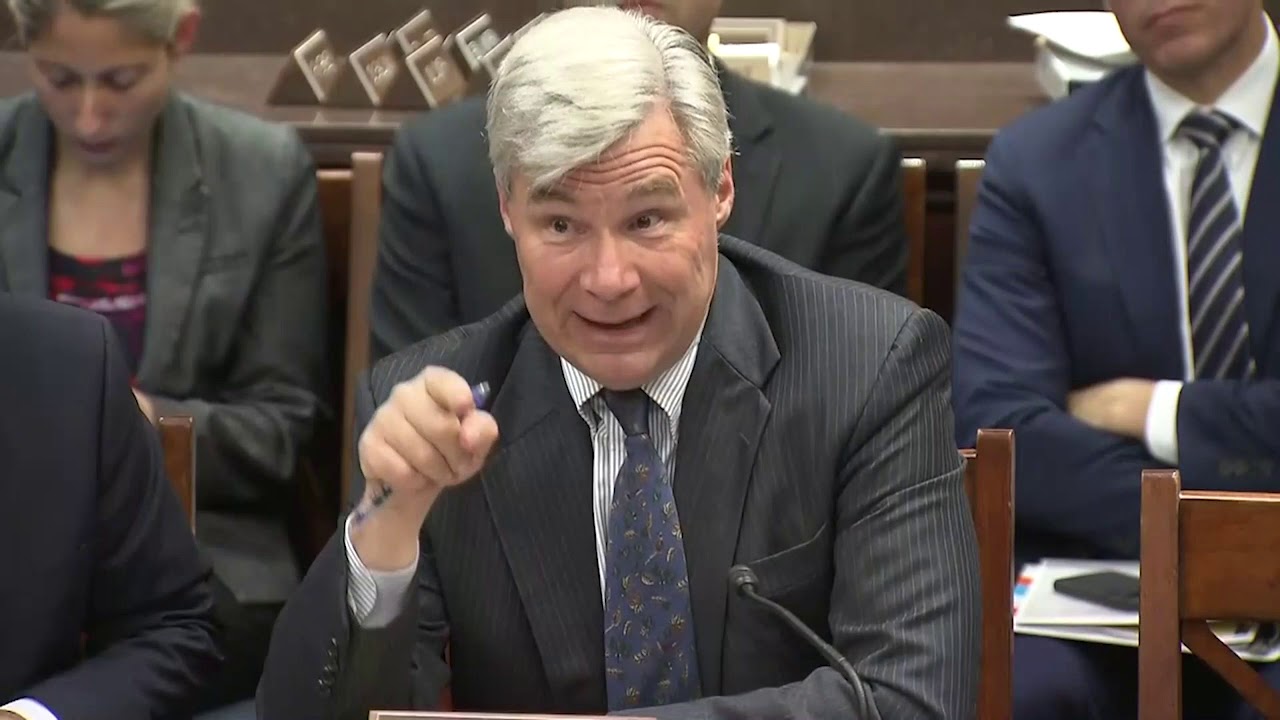 Senator Whitehouse in Special Committee on the Climate Crisis Hearing ...