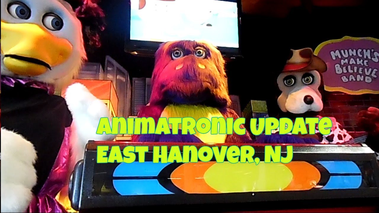 Chuck E. Cheese's 1 stage Animatronic Update East Hanover, NJ August ...