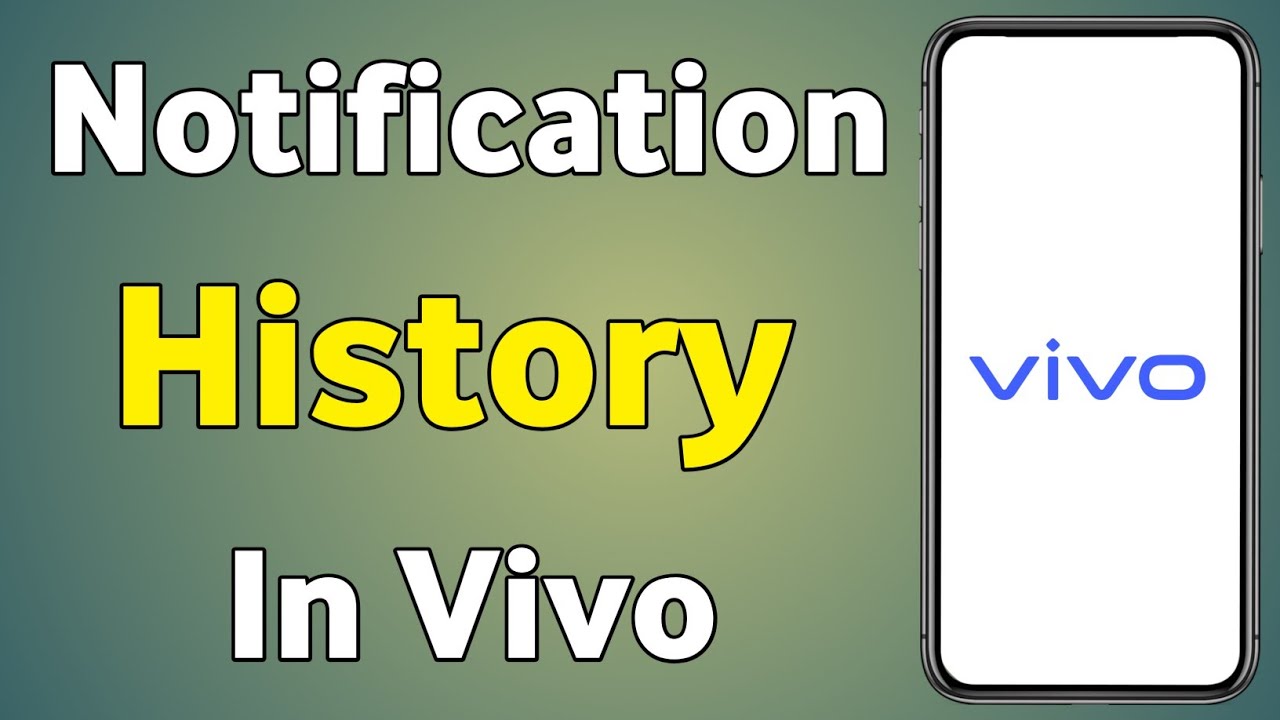 Notification History In Vivo | Vivo Y20 Notification History Settings ...