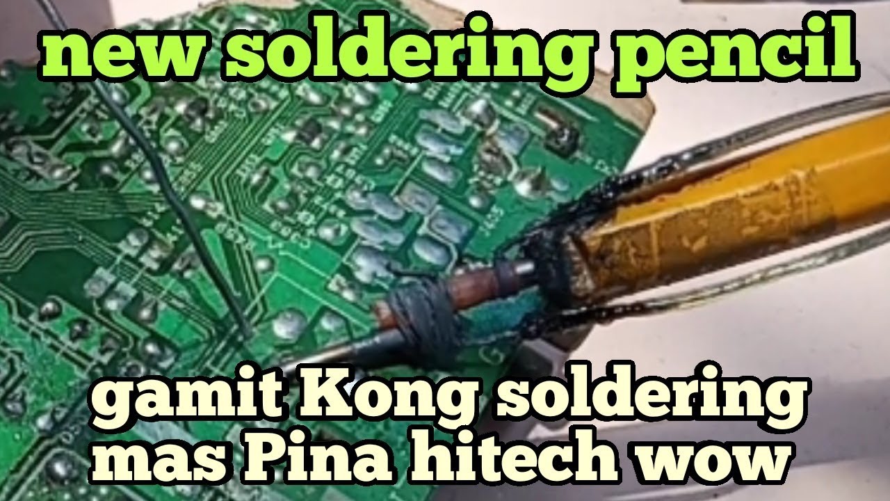 Soldering pencil/how to make/pano gumawa NG panghinang na lapis😁 - YouTube