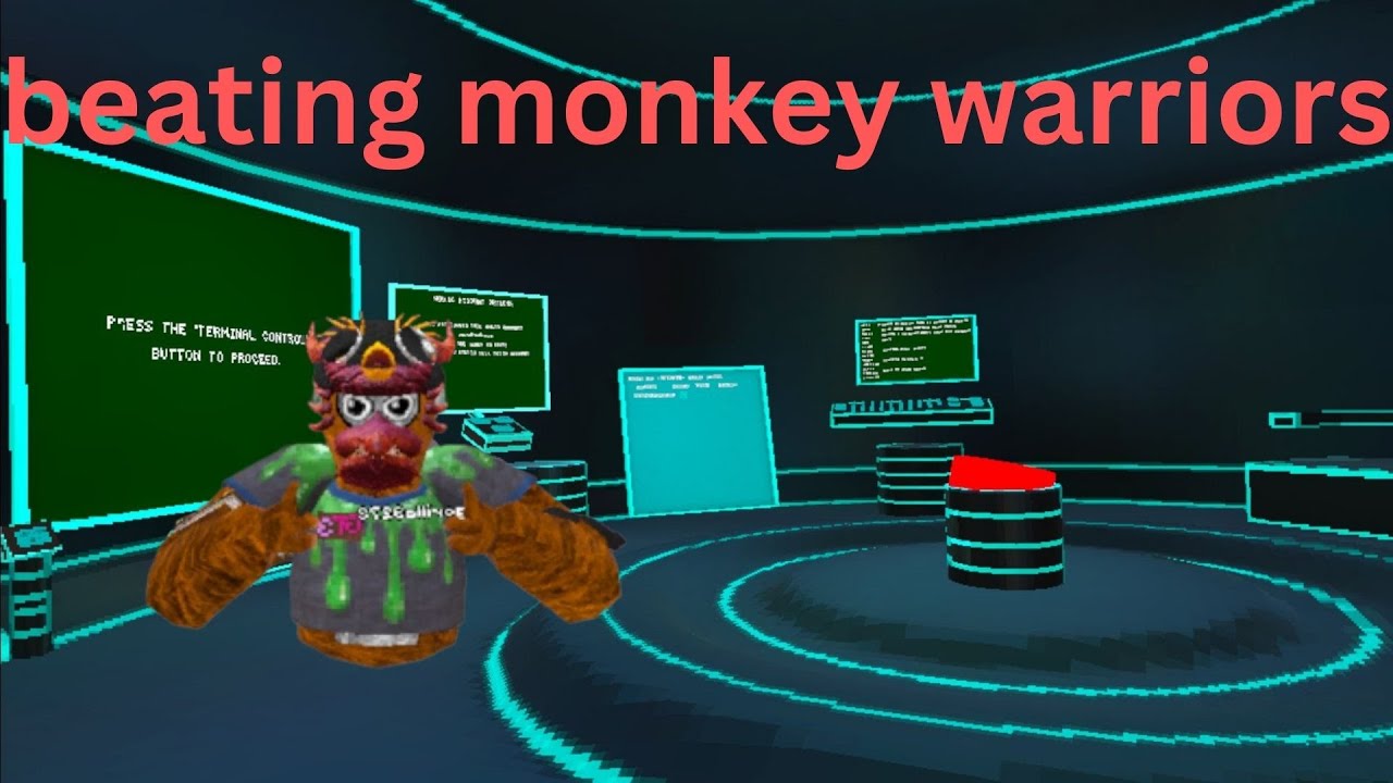 beating monkey warriors - YouTube