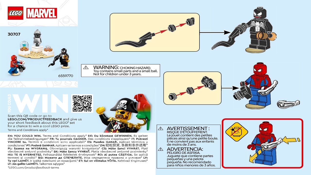 LEGO instructions - Super Heroes - 30707 - Venom's Museum Robbery - YouTube