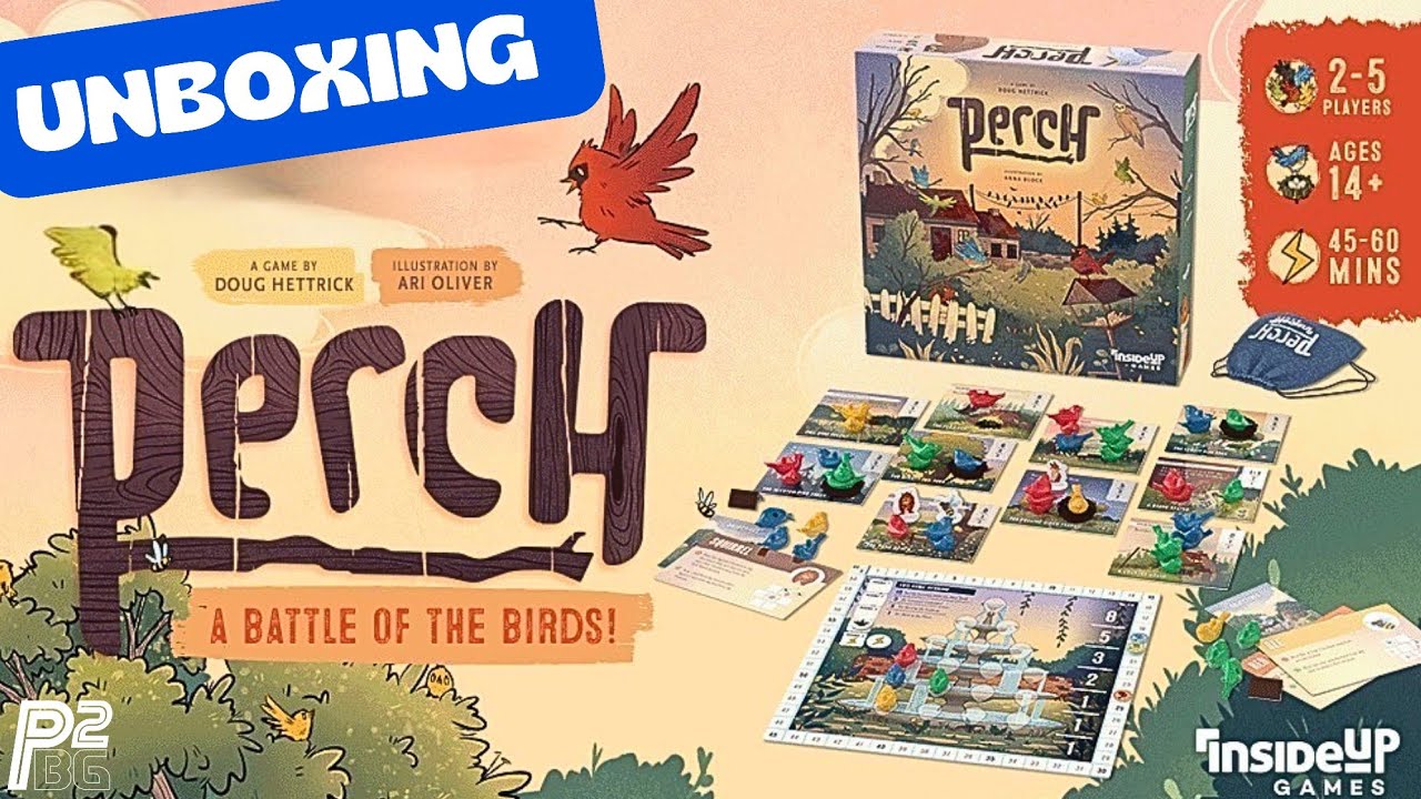 Perch Board Game | Unboxing + Overview - YouTube